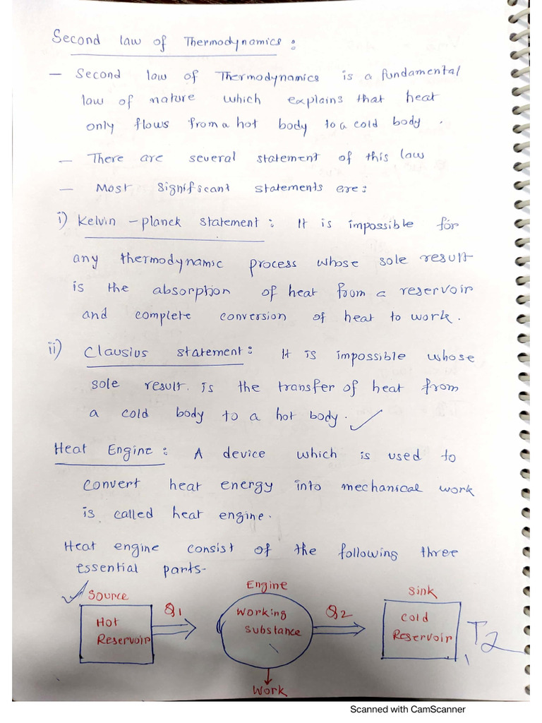 Heat Engine& Refrigerator | PDF