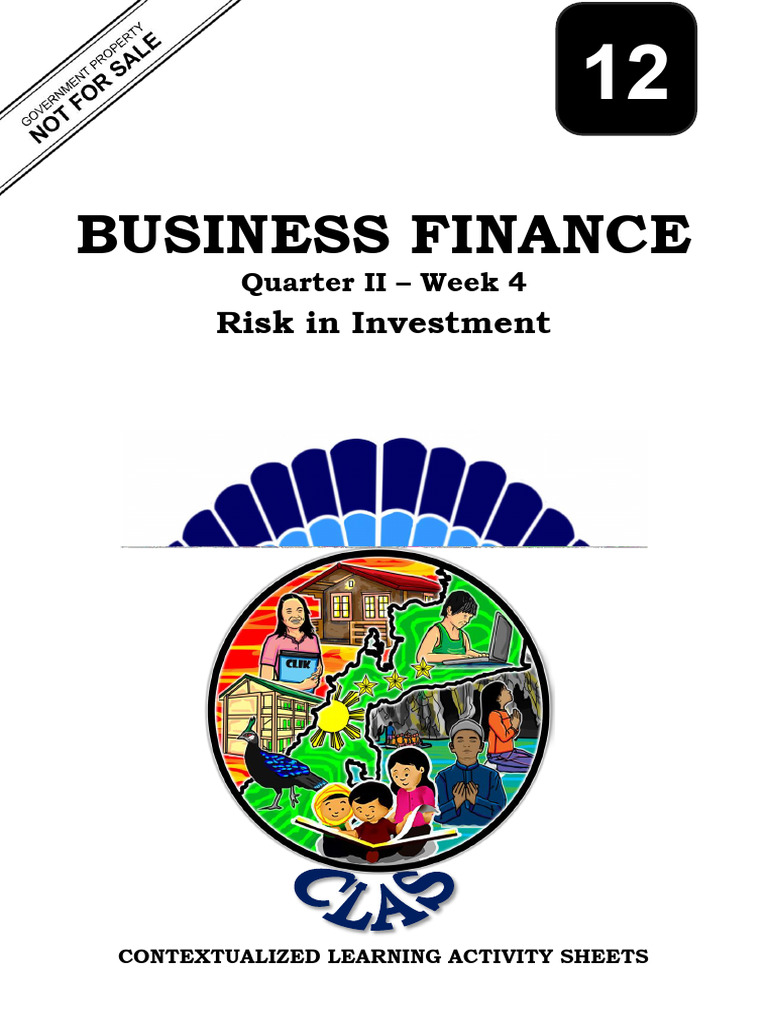 4 - Business Finance Q2 W4 - Risk in Investment | PDF | Risk | Financial Risk
