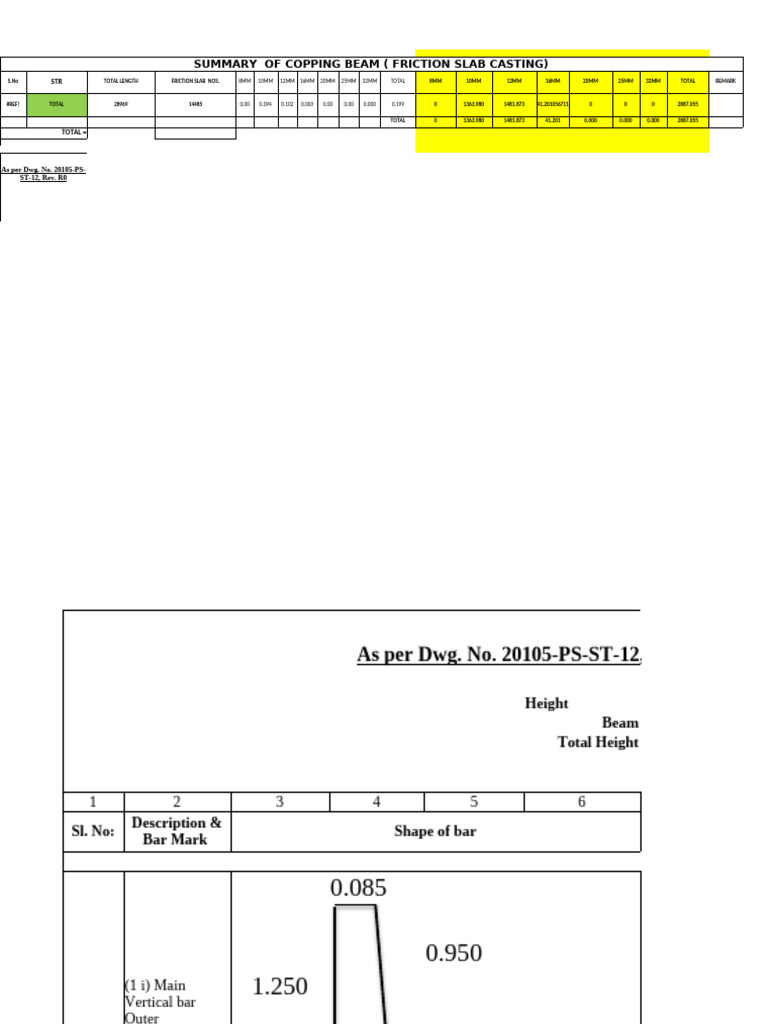 Friction Slab New Qty | PDF | Civil Engineering