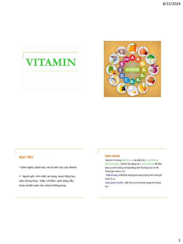 Bài 11_ vitamin _ PDF | PDF