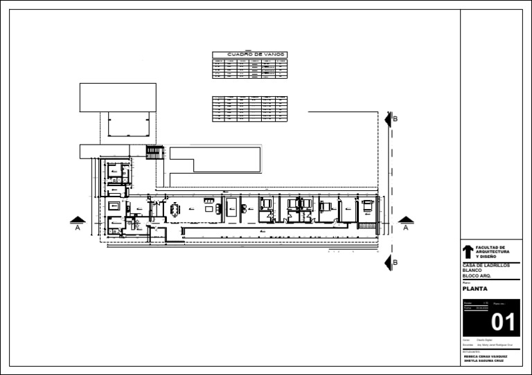Casa - Ladrillos - Blanco-Planta A1 | PDF
