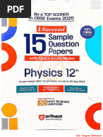 Arihant Chapterwise Solved Papers Class 12 Physics by @STD XII | PDF