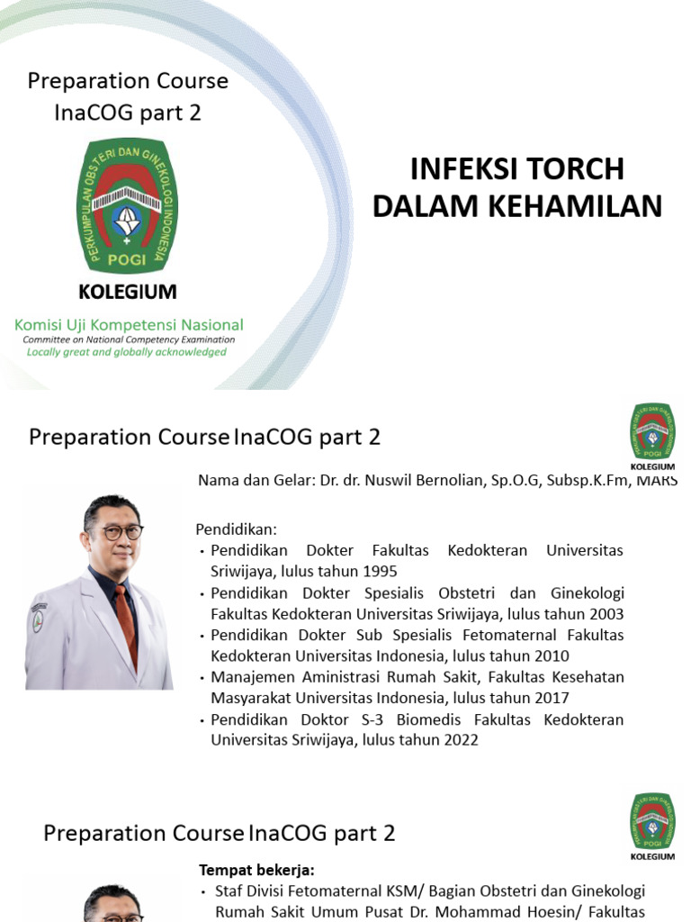 InaCOG2-23-Infeksi TORCH Dalam Kehamilan | PDF