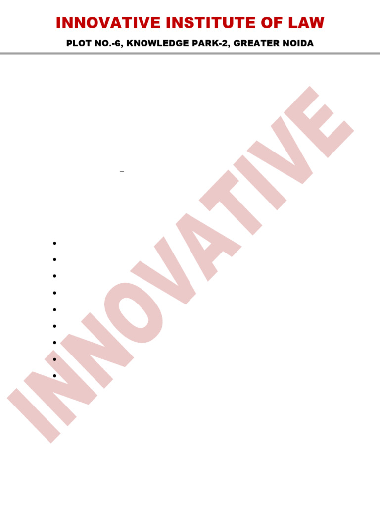 Syllabus For Consti | PDF