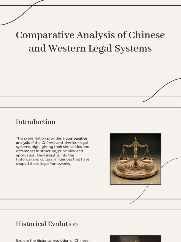 Chinese vs Western Legal Systems Analysis | PDF | Judiciaries | Public ...