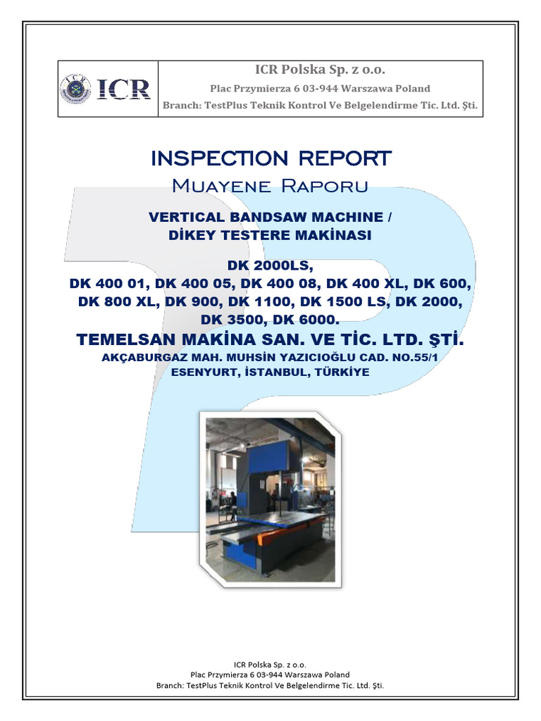INSPECTION REPORT | PDF