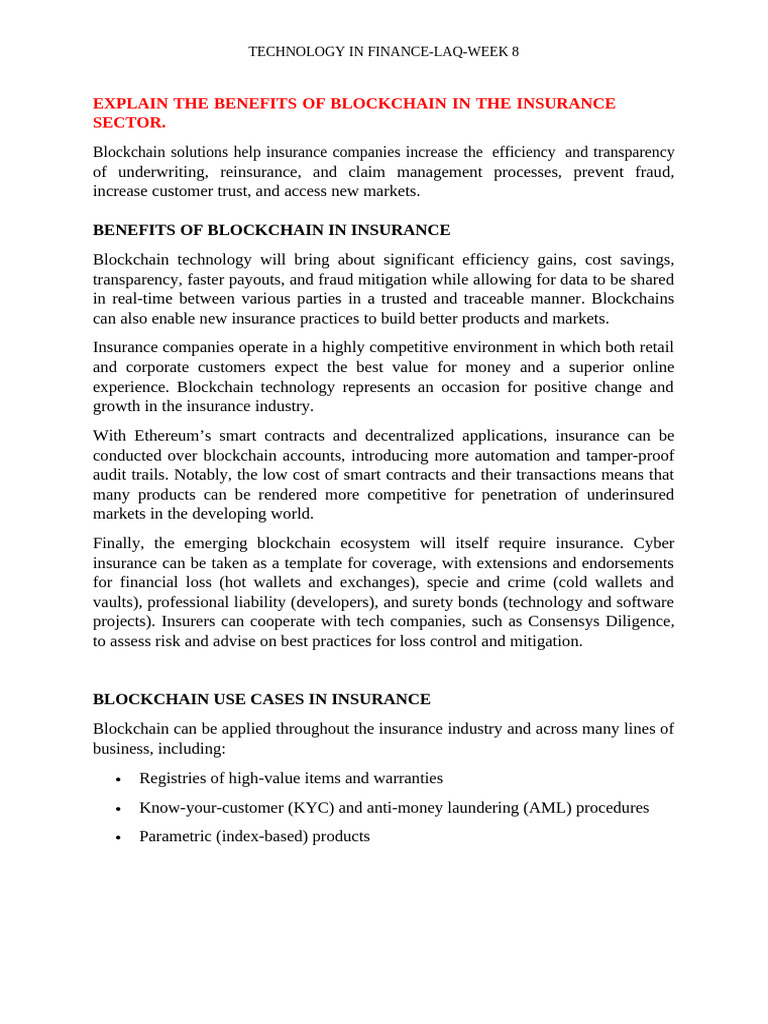 8. Week 8 Question - Answer | PDF