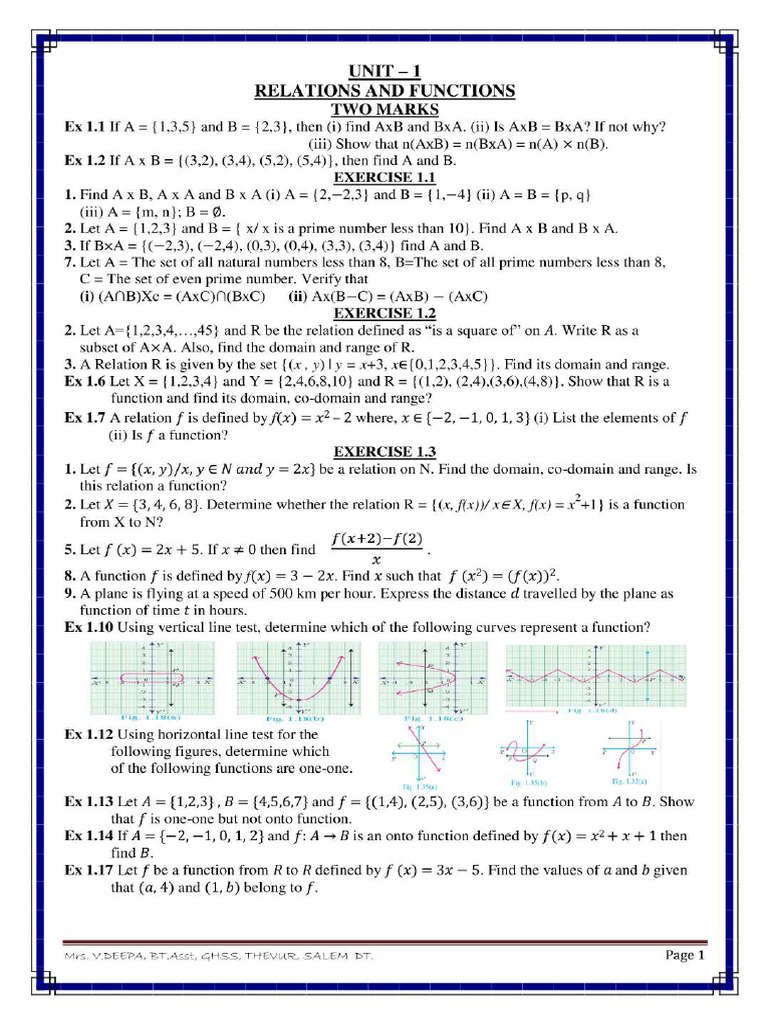 Namma Kalvi 10th Maths Question Bank em 216012 | PDF