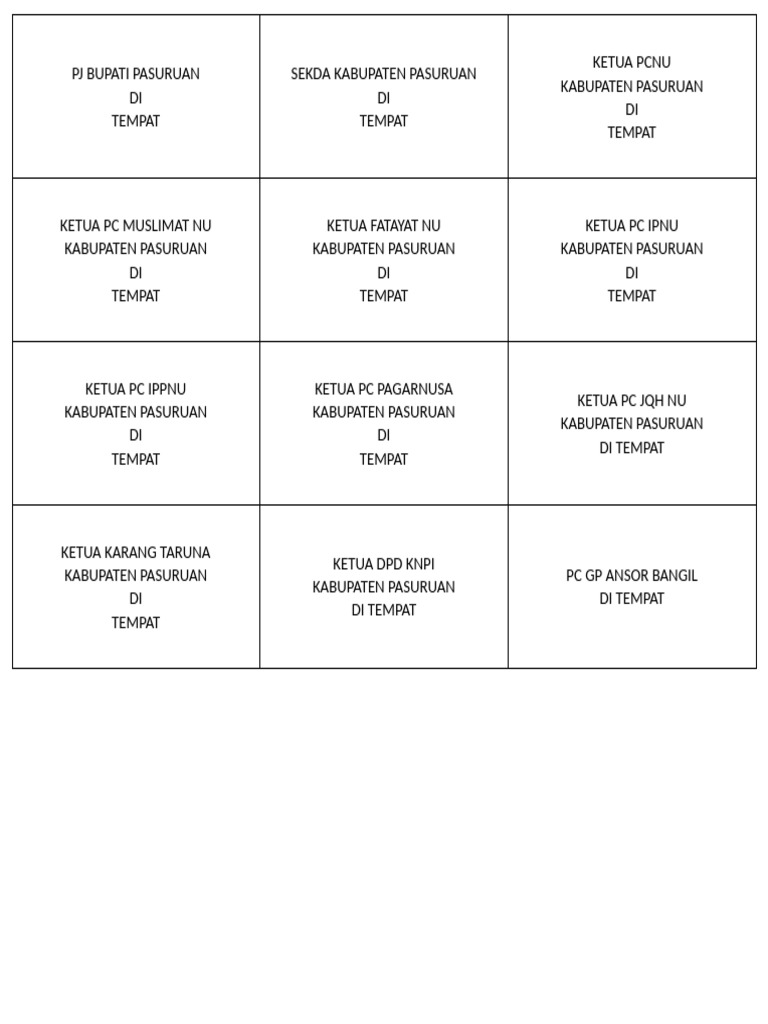 Stiker Lebel Undangan Tipe 103 | PDF