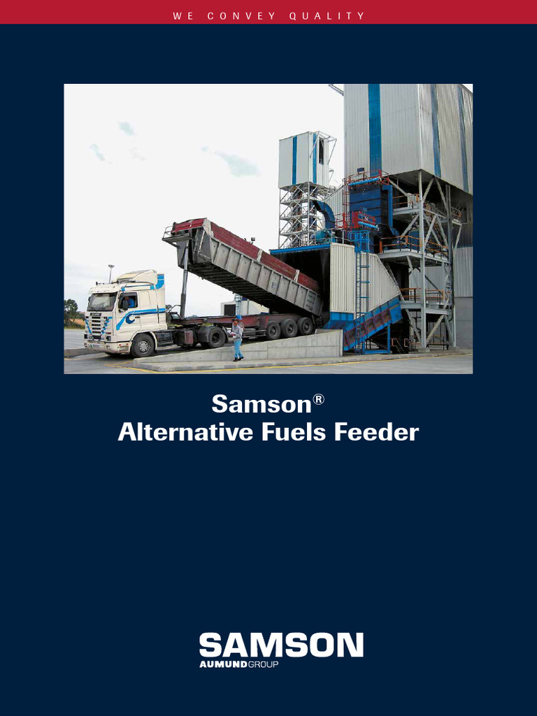 Samson® Alternative Fuels Feeder | PDF | Tire | Fuels