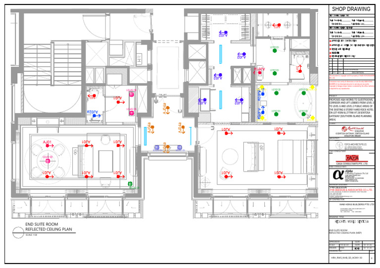 SD - ACMV-30 - End Suite Reflected Ceiling Plan | PDF | Engineering | Design