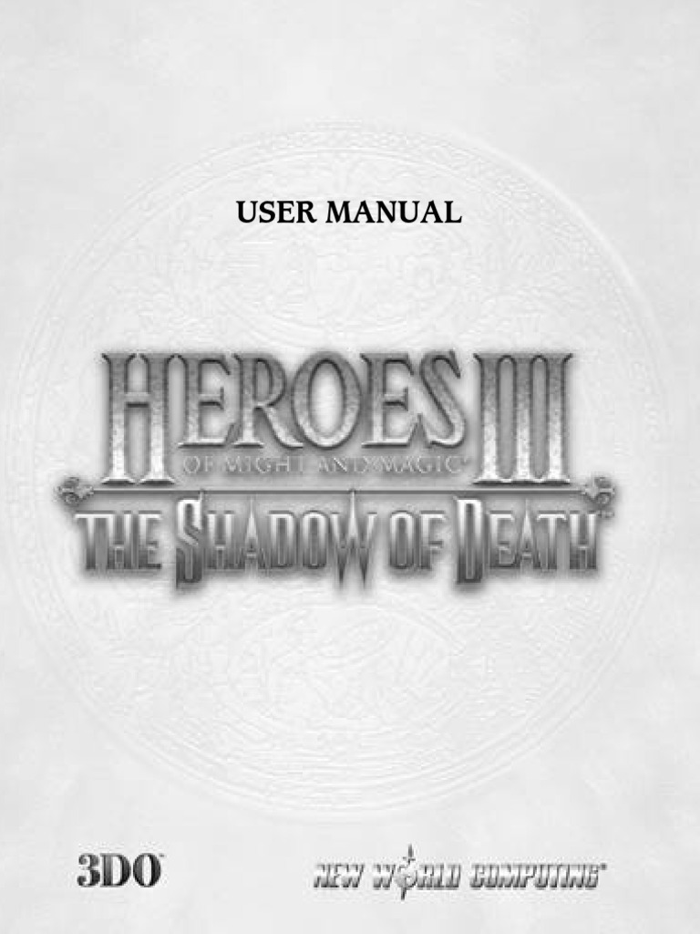 Homm3 The Shadow of Death Manual - Engleza | PDF