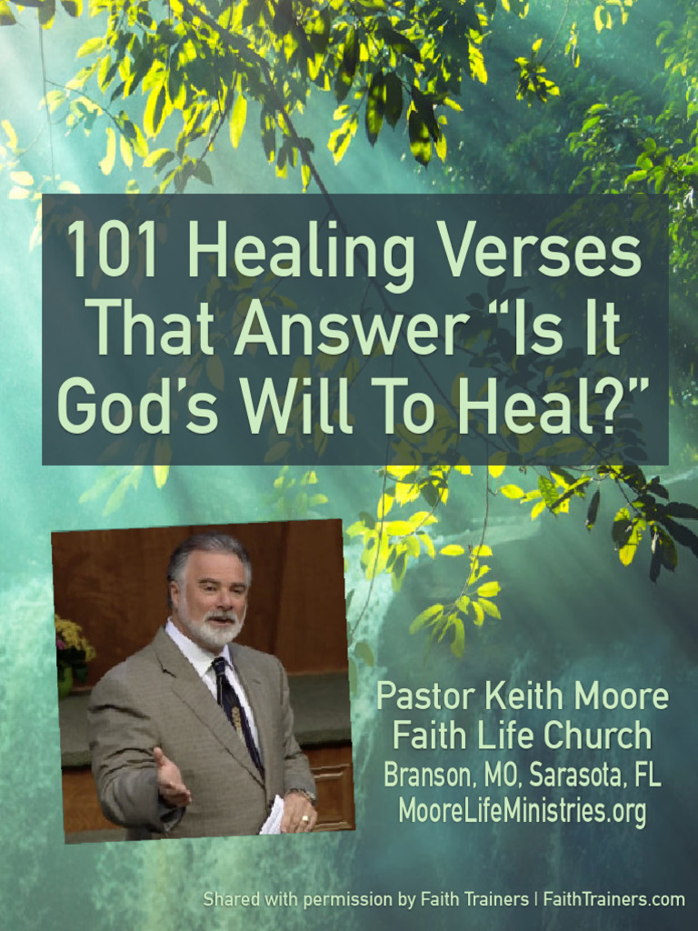 Keith Moore Healing Scriptures