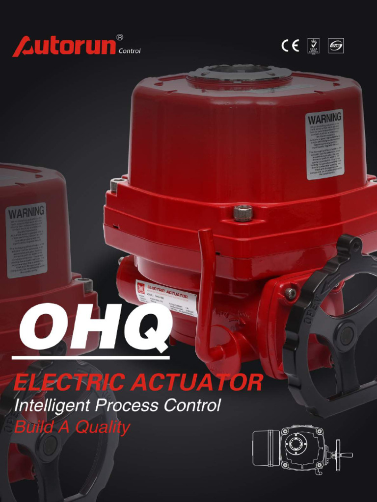 Autorun Elactric Actuator OHQ Catalogue | PDF