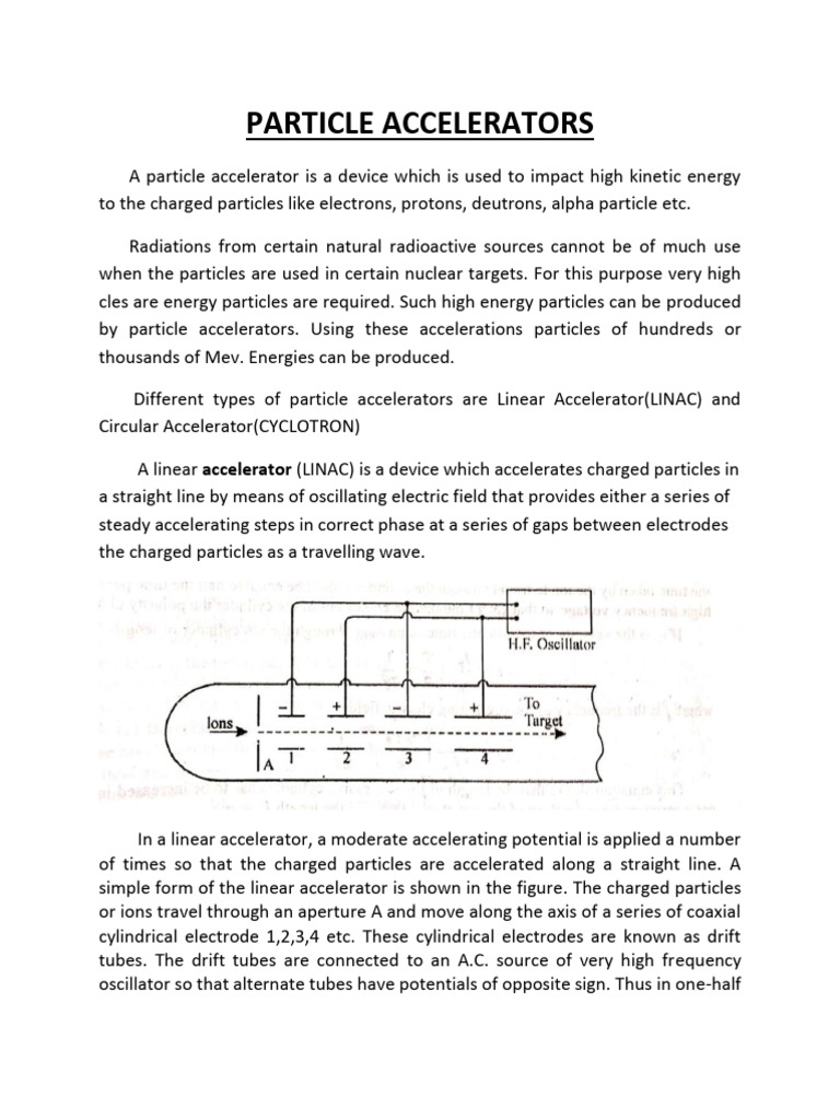 Accelerators | PDF | Particle Accelerator | Materials Science