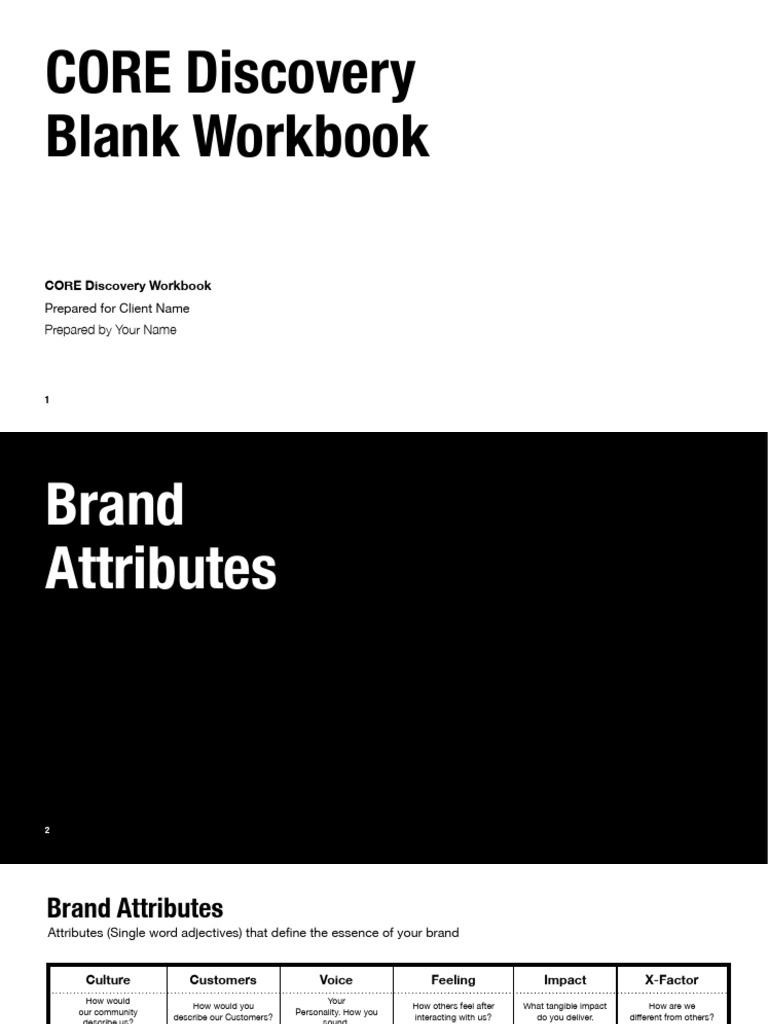 12-CORE-Blank-Workbook | PDF