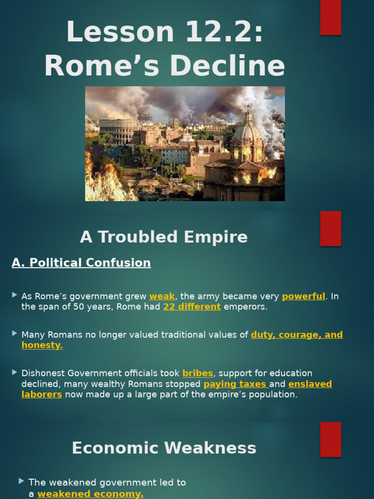 Rome's Decline and Legacy | PDF | Ancient Rome | Roman Empire