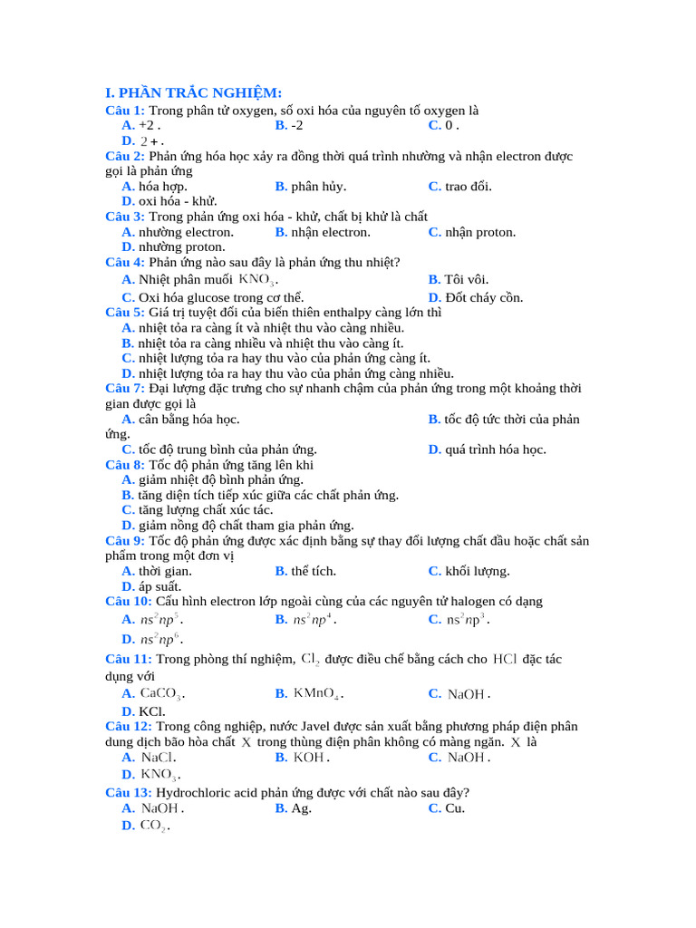 De-thi-hk2-hoa-10-kntt-de-2 | PDF