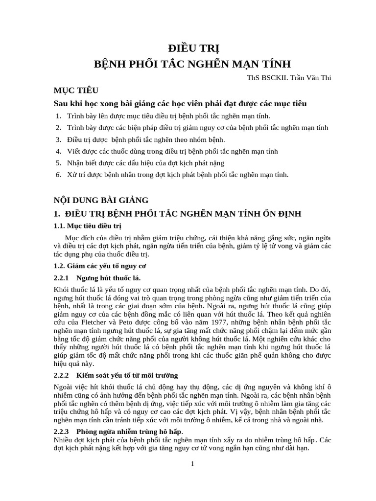 10-DIEU TRI COPD - BS Van Thi | PDF