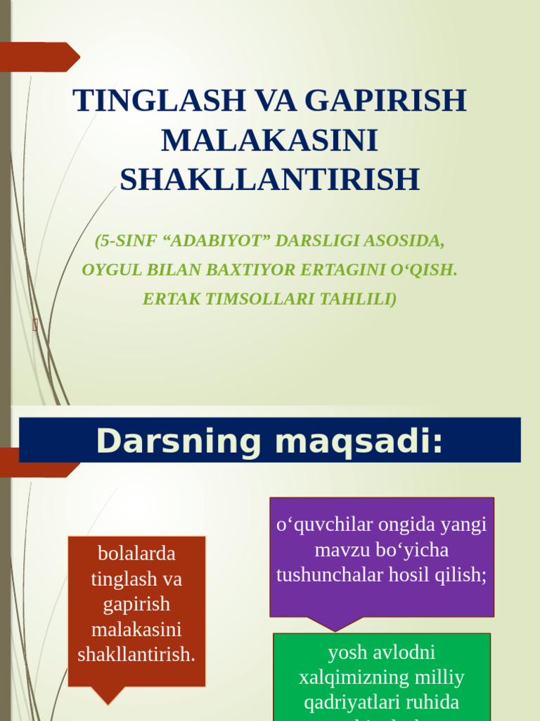 Dars Ishlanma Namuna | PDF
