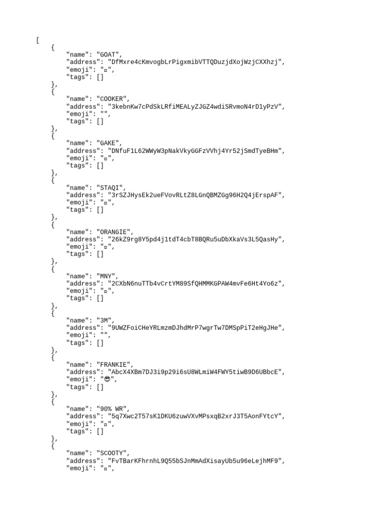 Exported Wallets Tracker | PDF