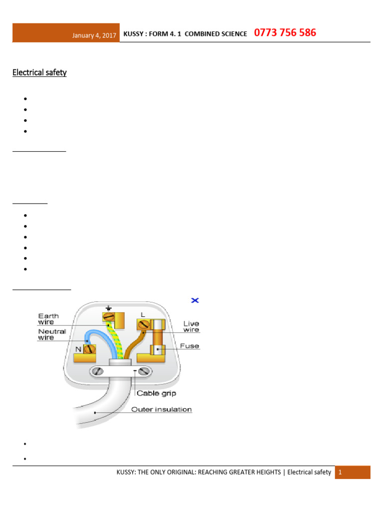 Science | PDF | Electric Charge | Ac Power Plugs And Sockets