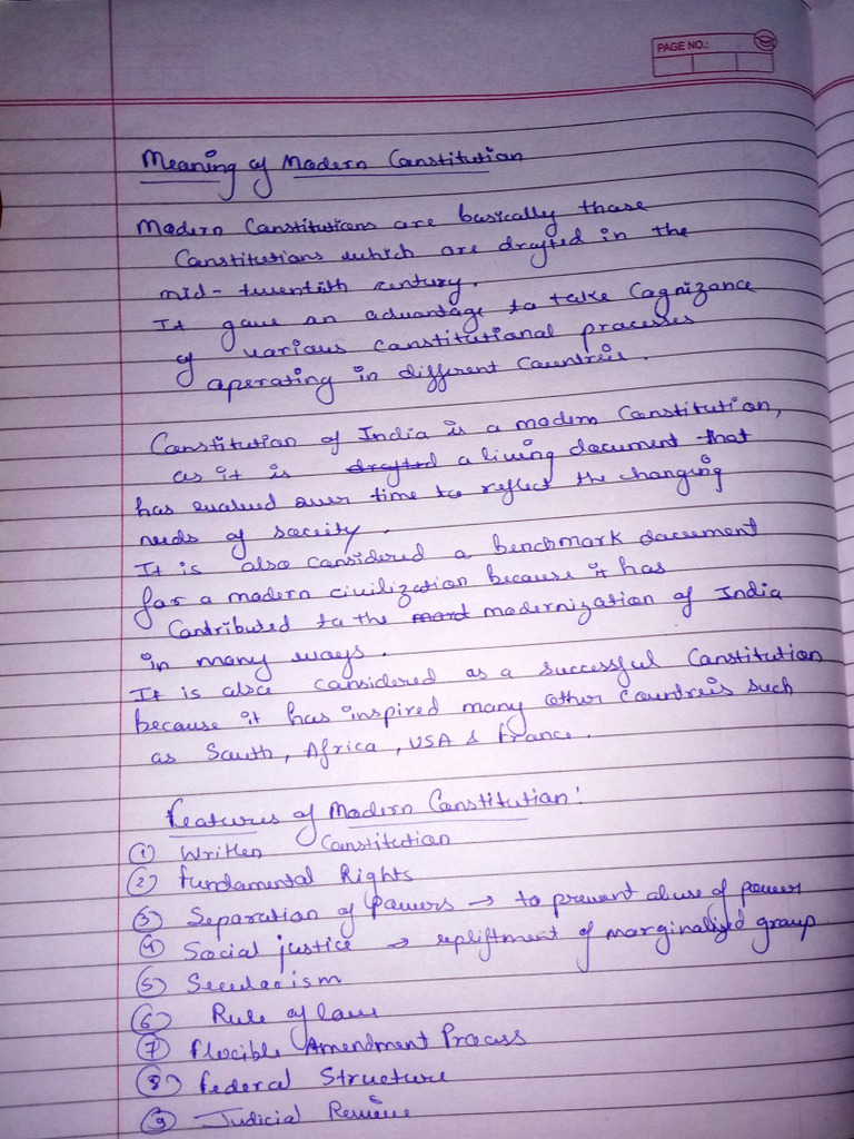 Modern Constitution | PDF