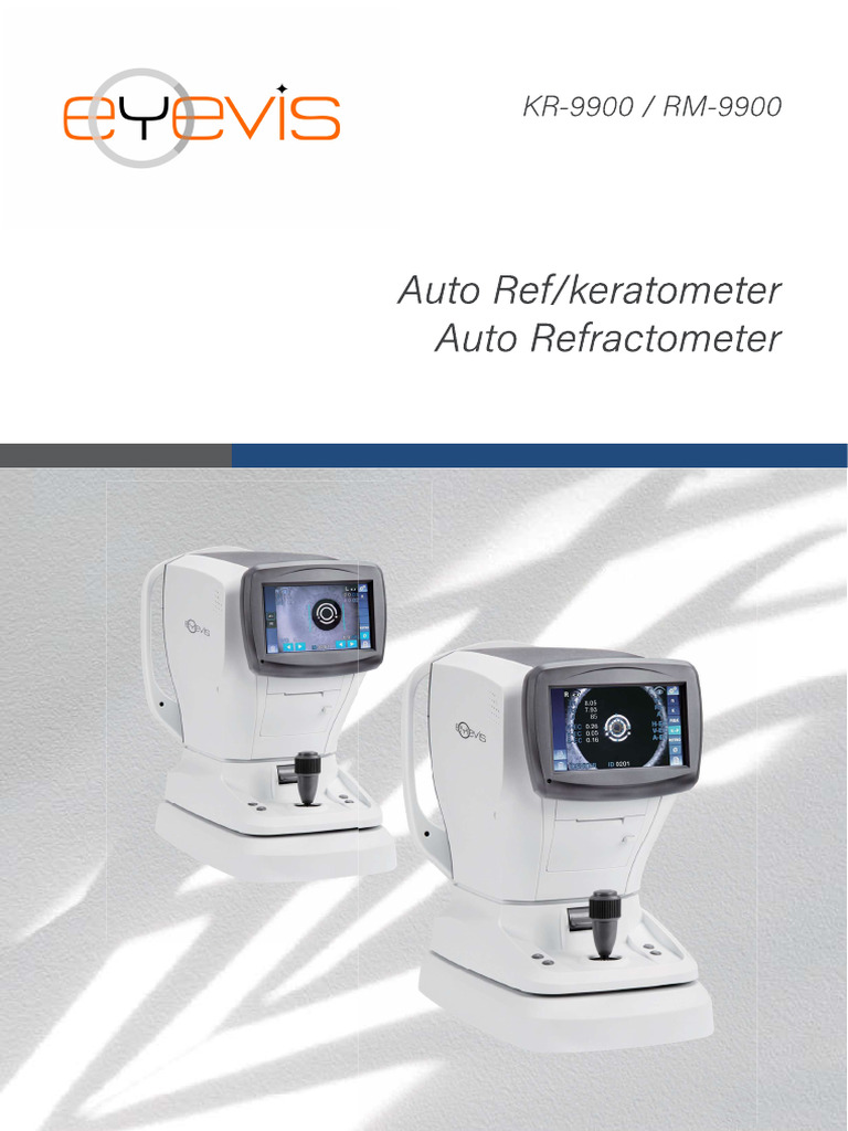 Auto Ref-Keratometer RM KR 9900 | PDF