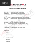 Tenses Worksheet With Errors Gap Filling | PDF | Linguistic Morphology ...