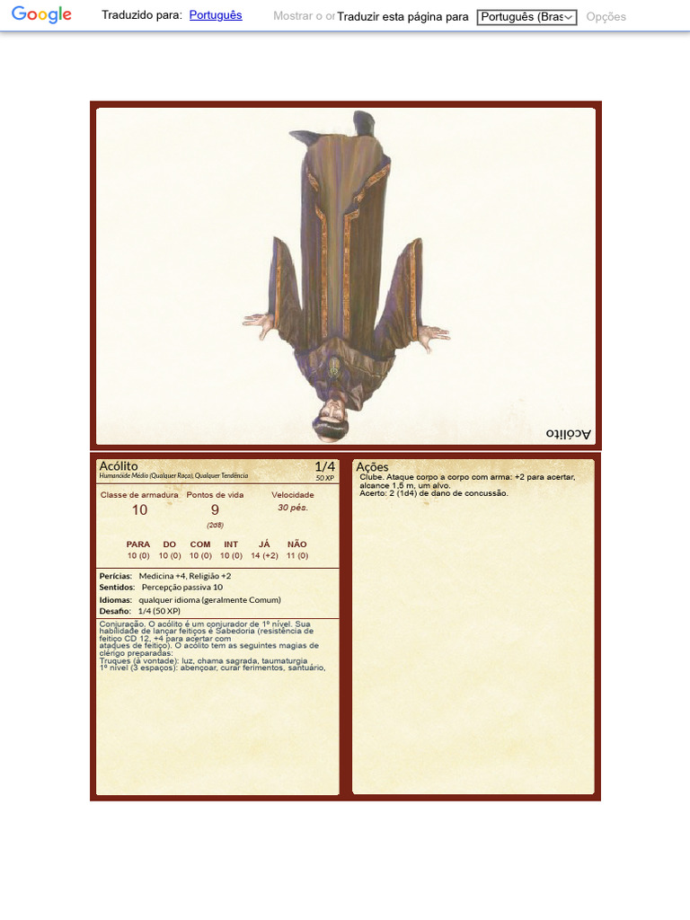 Gerador de Cartas de Monstro D&D Next | PDF | Dragão | Sapo