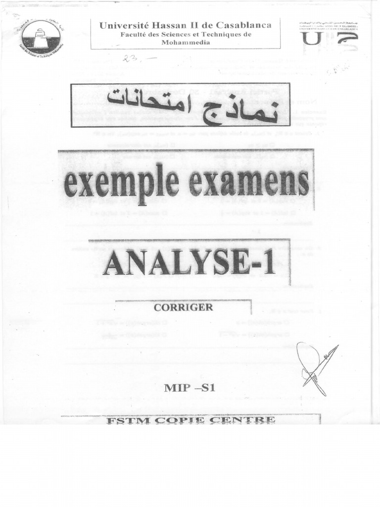 Analyse 1 | PDF