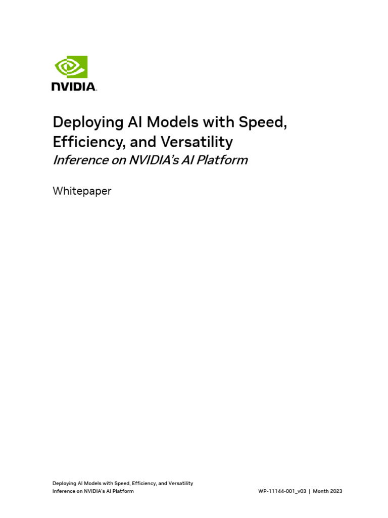 inference-whitepaper-mar23-update | PDF | Graphics Processing Unit | Artificial Intelligence