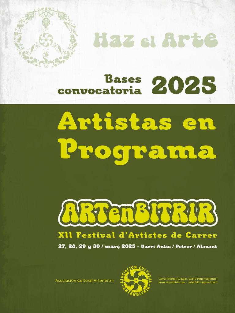 Maqu-Bases Artistas ON AeB2025 | PDF