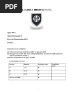 Agriculture PP1 Final Gauge Prediction 2025 | PDF | Agriculture | Weed