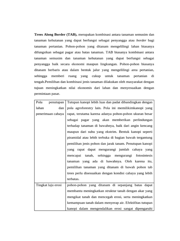 Trees Along Border | PDF