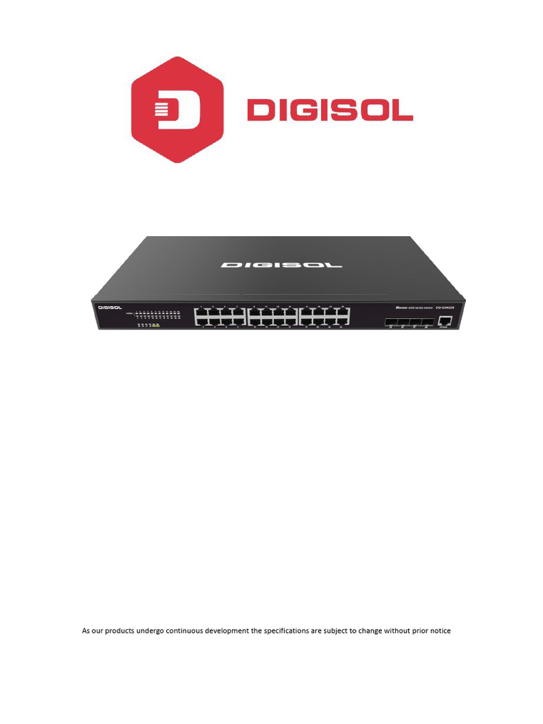 DG GS4200 Series User Manual | PDF | Secure Shell | Command Line Interface