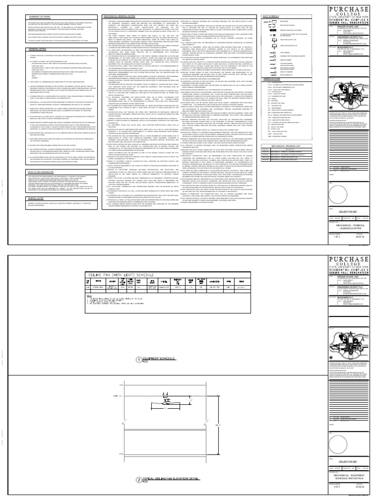 Su 061224 3 Mechanical Bid Setpdf | PDF | Duct (Flow) | Specification (Technical Standard)