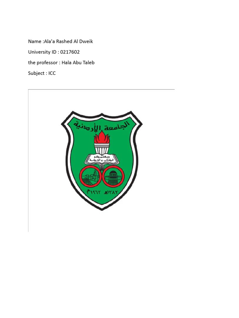 Document de Ala'a Dweik | PDF