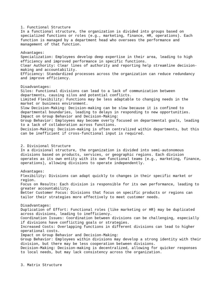 Func Structure | PDF | Decision Making | Collaboration
