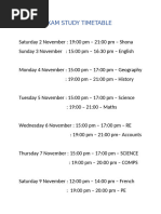 2025 NCEA Exam Timetable Overview | PDF | Science