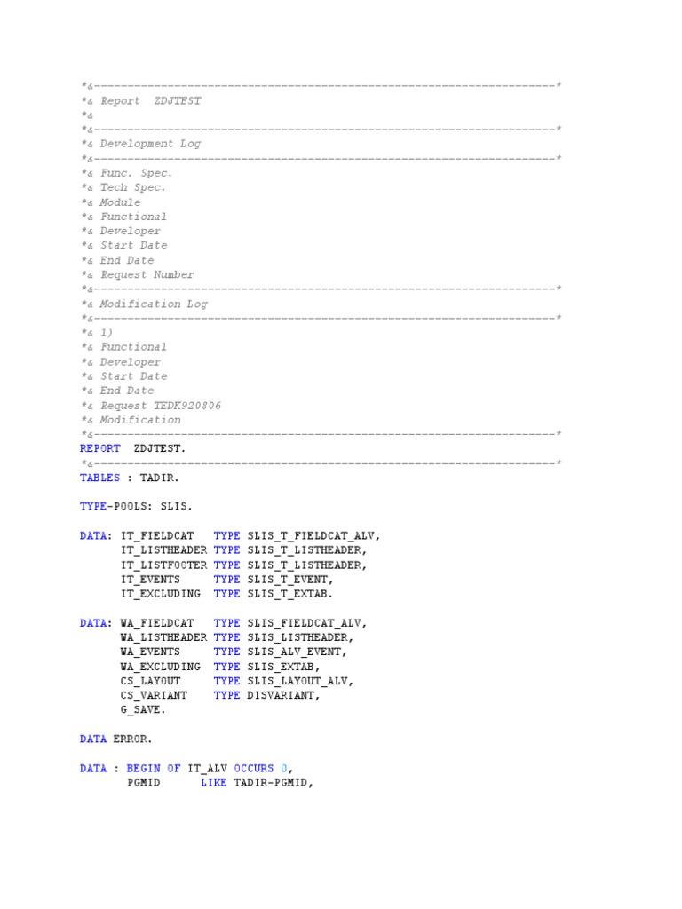 Alv Complete | PDF | Computer Programming | Computing Alv Complete | PDF | Computer Programming | Computing