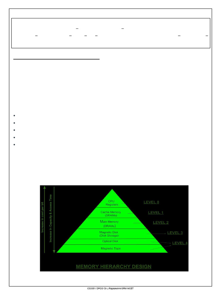 unit 5-1 | PDF | Computer Data Storage | Cache (Computing)
