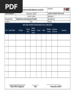 Rigging Equipment Inspection Checklist | PDF | Rope | Wire
