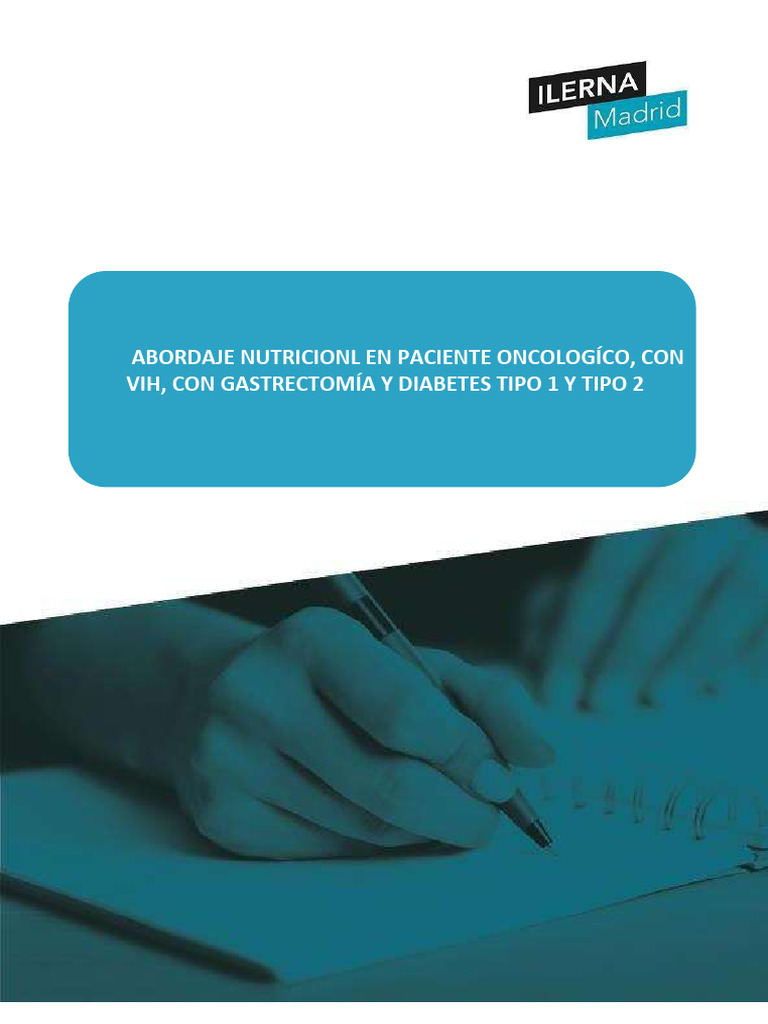 Nutrición En Vih Cáncer Gastrectomía Y Diabetes Pdf Diabetes