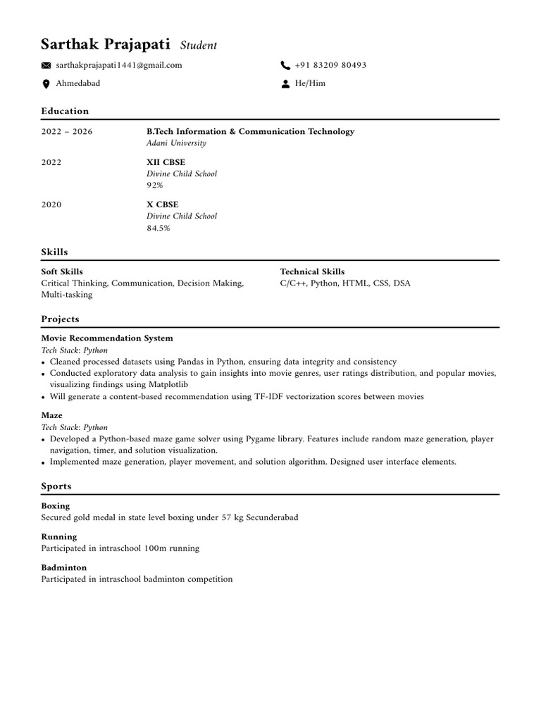 Sarthak_Prajapati | PDF