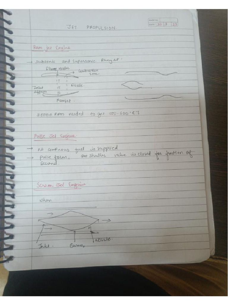 Jet Propulsion Notes | PDF