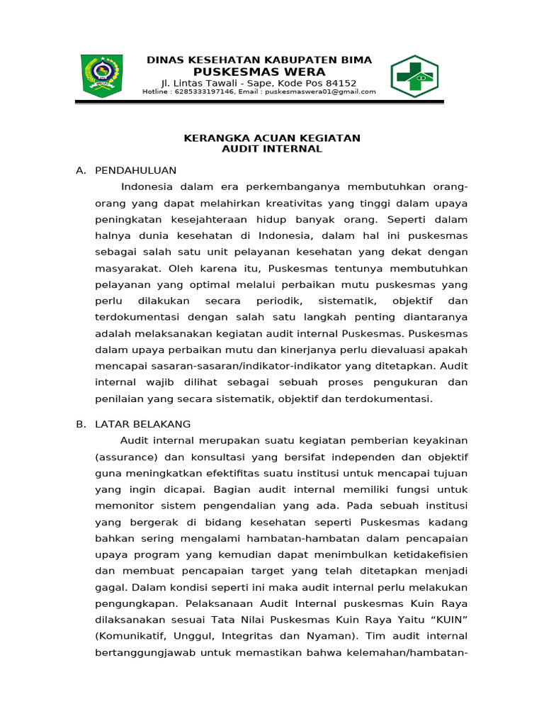 1632 Kak Audit Internal | PDF