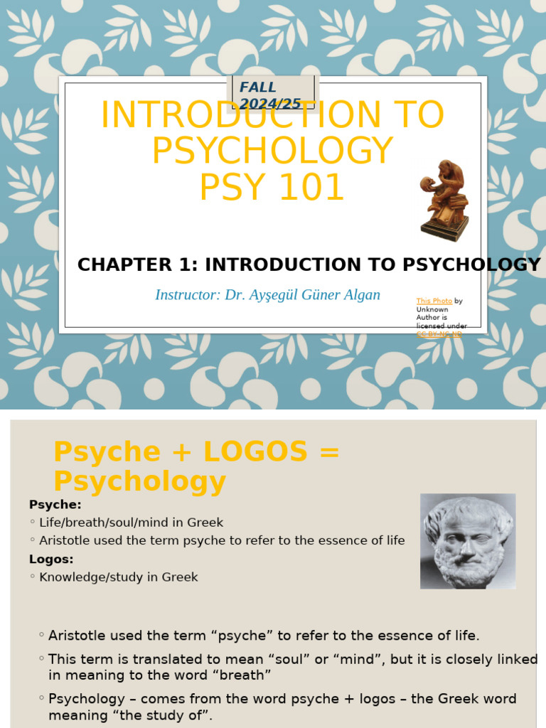 PSY101.01 - Chapter1 - Introduction To Psy Brand New | PDF | Psychology | Id