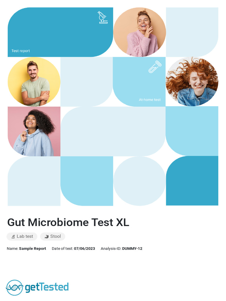 Gut Microbiome Test XL Results Report | PDF | Human Feces | Clinical ...