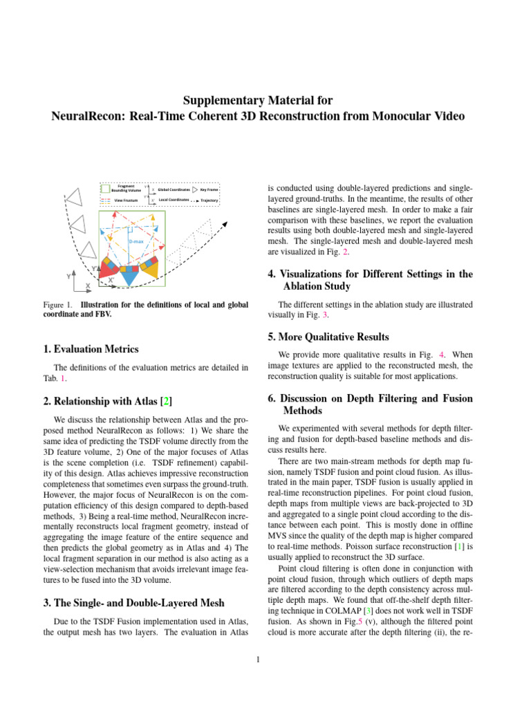 NeuralRecon: Real-Time 3D Reconstruction | PDF | Image Processing | Graphic Design
